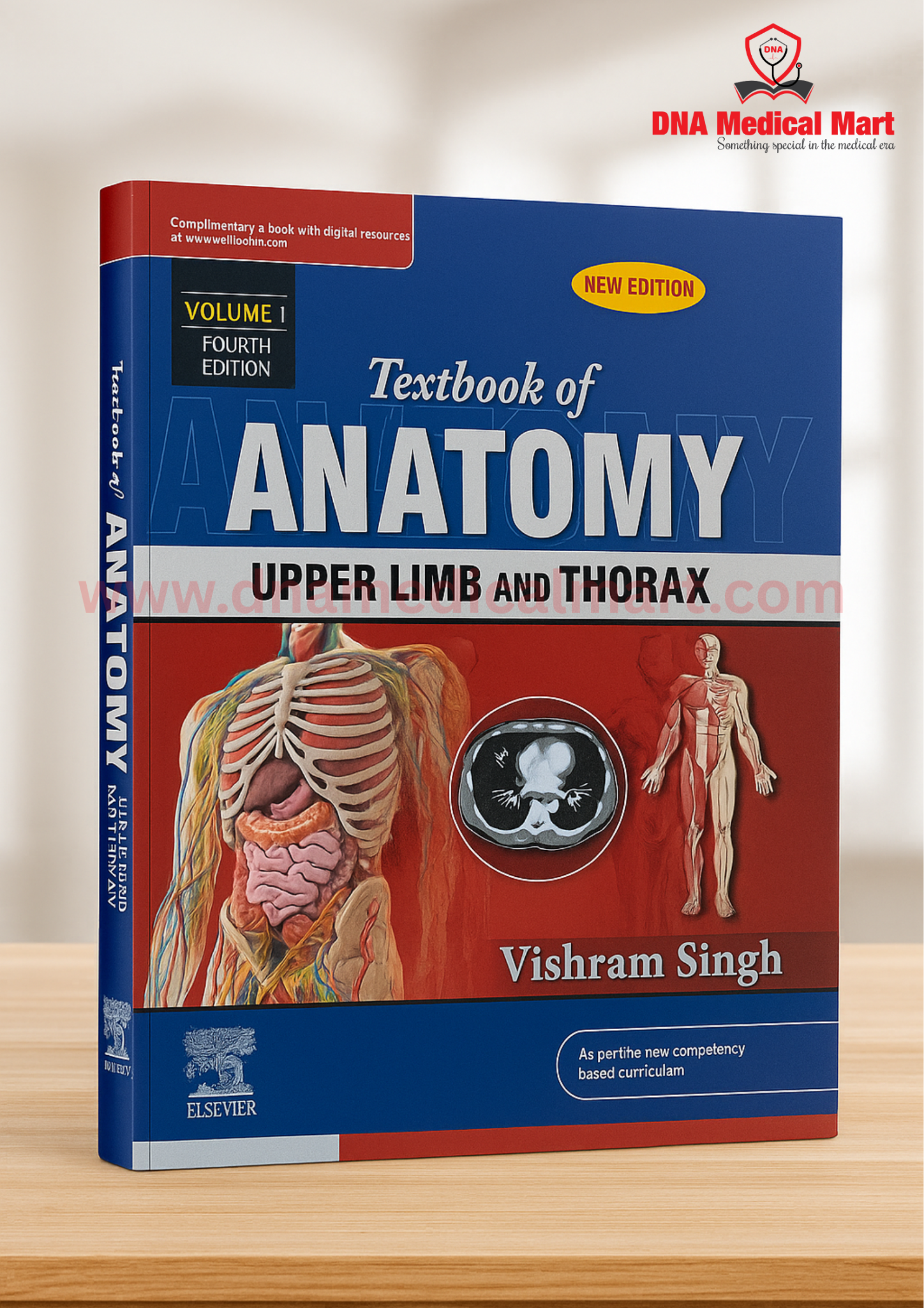 Textbook of Anatomy: Volume 1-4, 4th Edition by Vishram Singh - DNA ...